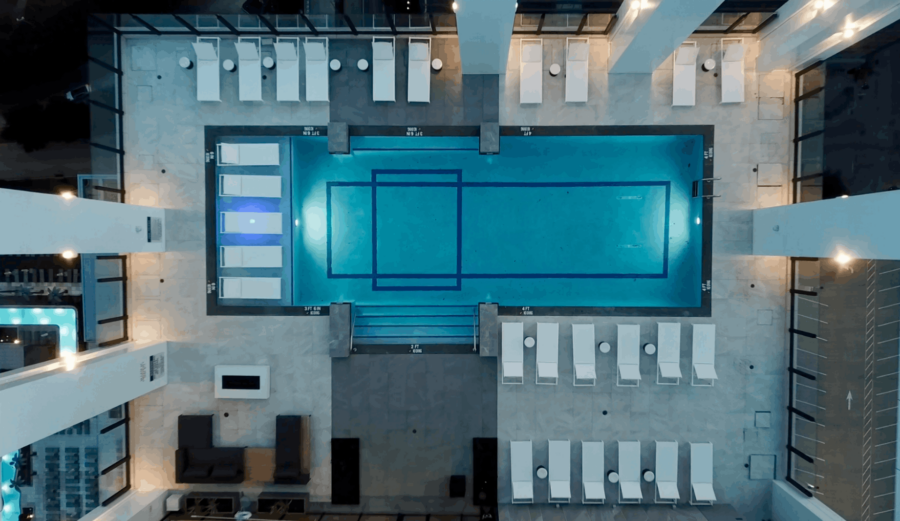 Contemporary Tower Apartments with Rooftop Pool and Downtown Views