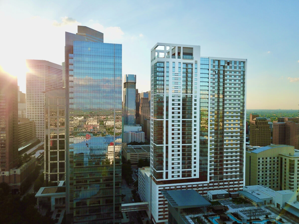 Contemporary Tower Apartments with Rooftop Pool and Downtown Views